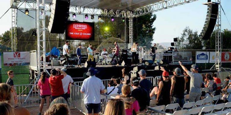 Music Festival Toilet Rentals | Concert Fence Rentals | Event Factory ...
